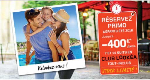 Offres 1ères minutes Look Voyages