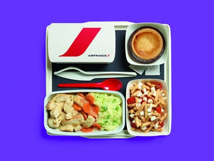 Repas en avion : comment connaître à l'avance les menus